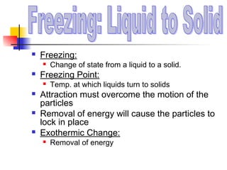 Change of state | PPT