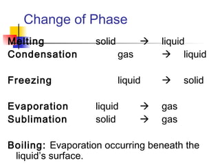 Change of state | PPT