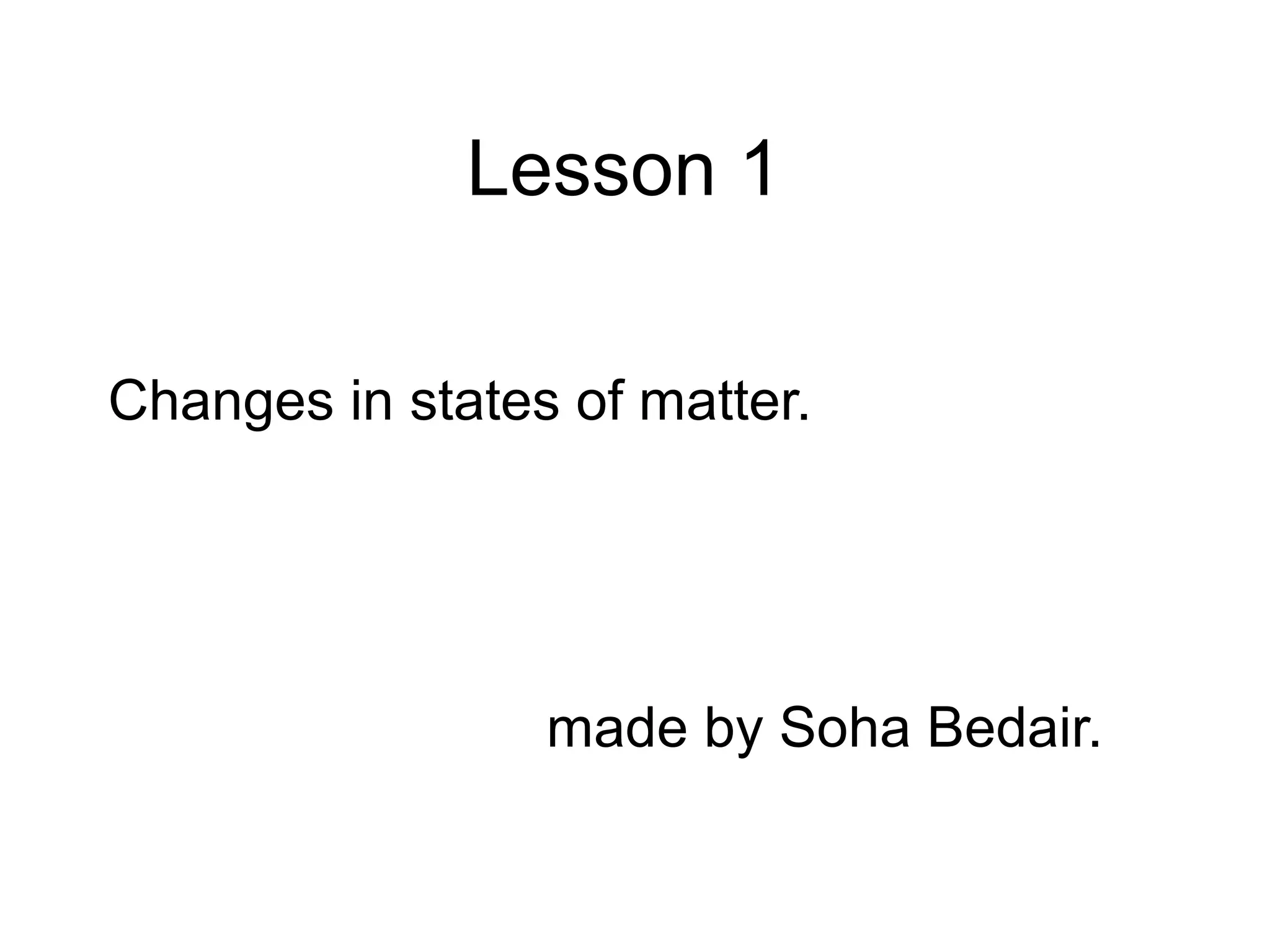 Change of state | PPT