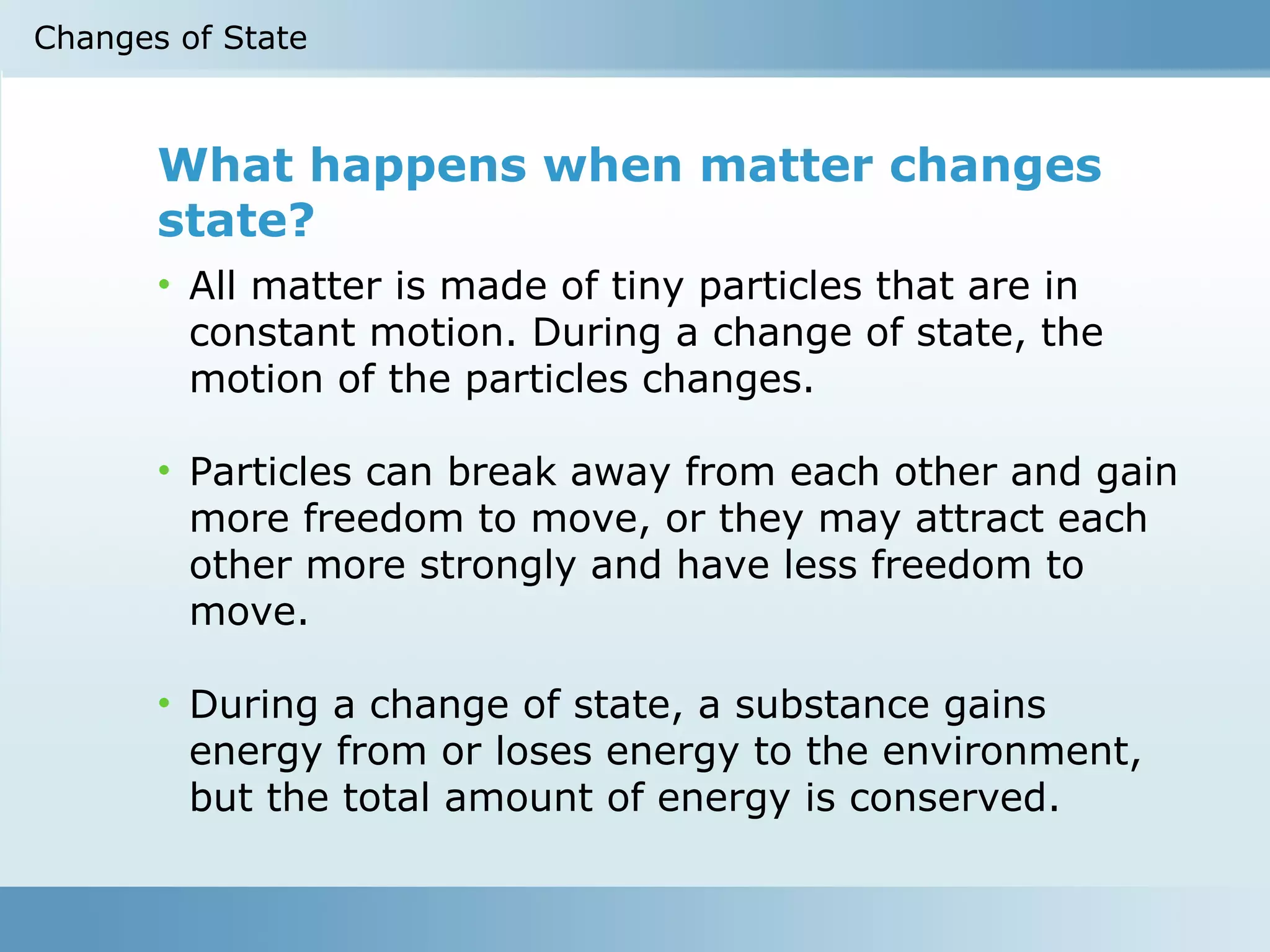 Change of state | PPT