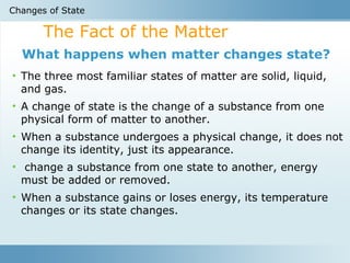 Change of state | PPT