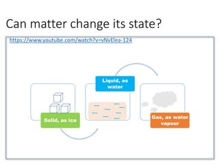 Change of state of matter | PPTX