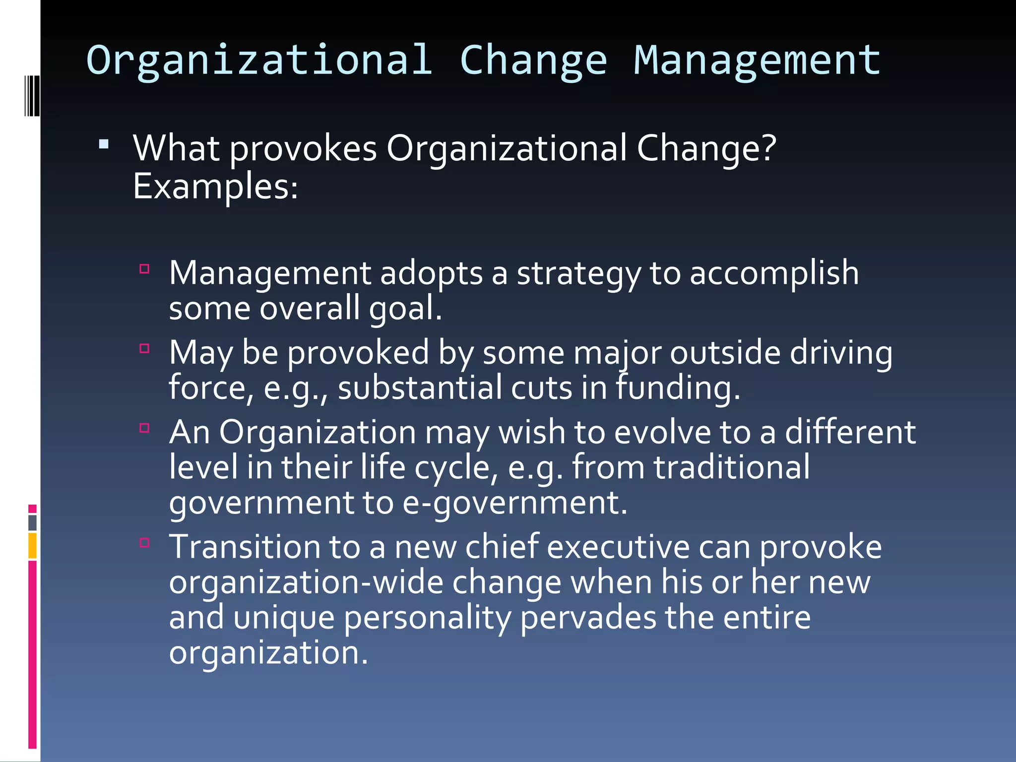 Change organisation presentation | PPT