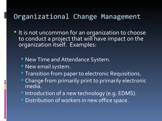 Change organisation presentation | PPT