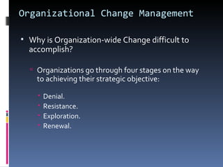 Change organisation presentation | PPT