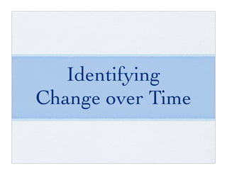 Change over time | PDF