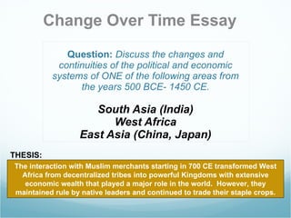 Change Over Time Overview | PPT