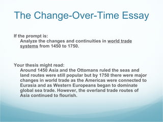 Change Over Time Overview | PPT