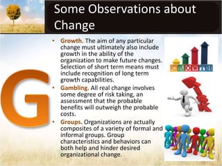 Change overview | PPTX | Physics | Science