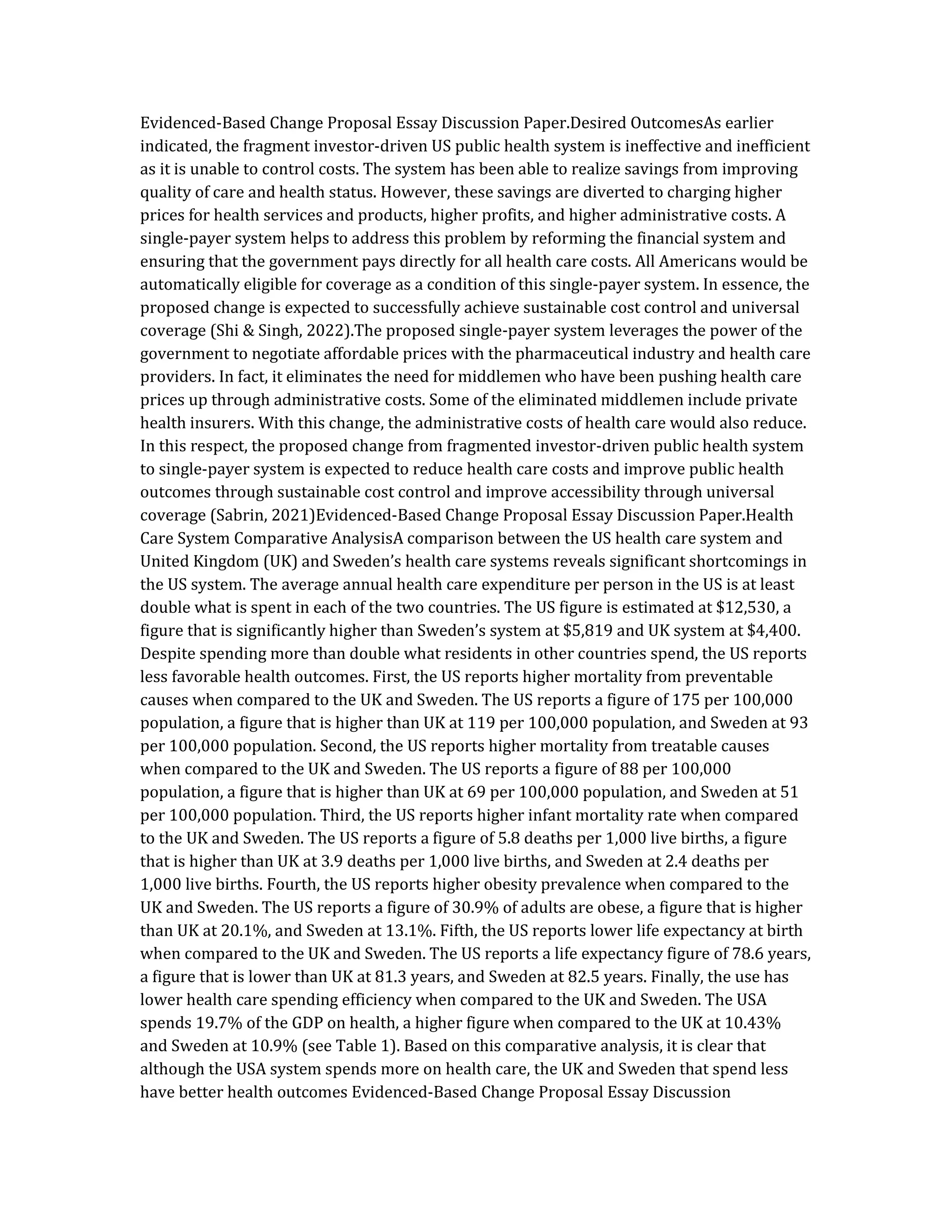 Change Proposal Essay Discussion Paper.docx