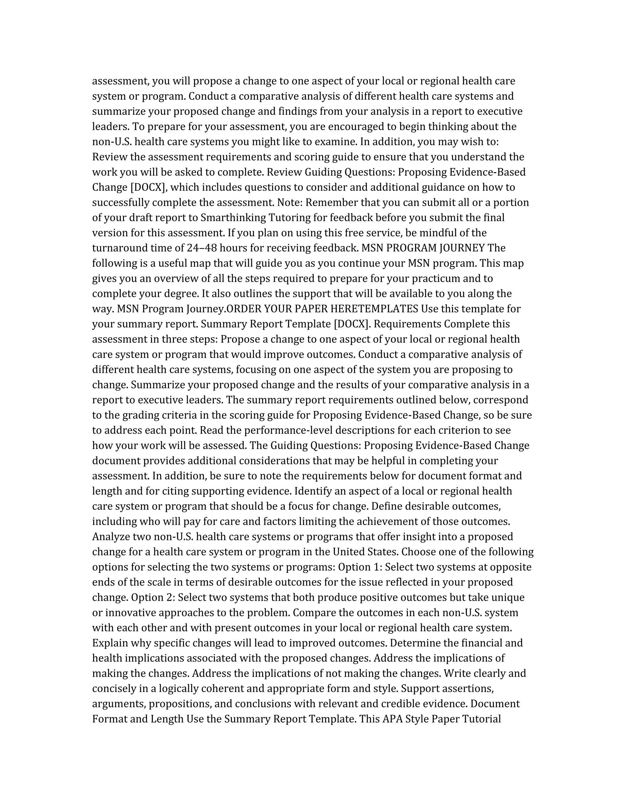 Change Proposal Essay Discussion Paper.docx