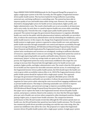 Change Proposal Essay Discussion Paper.docx