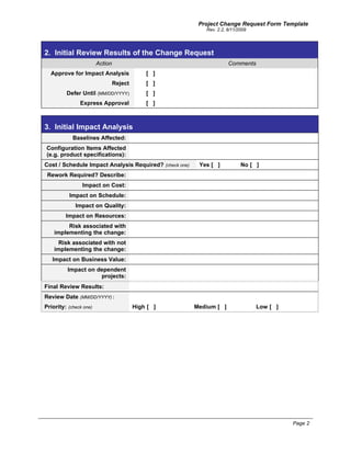 Change request form_template | DOC