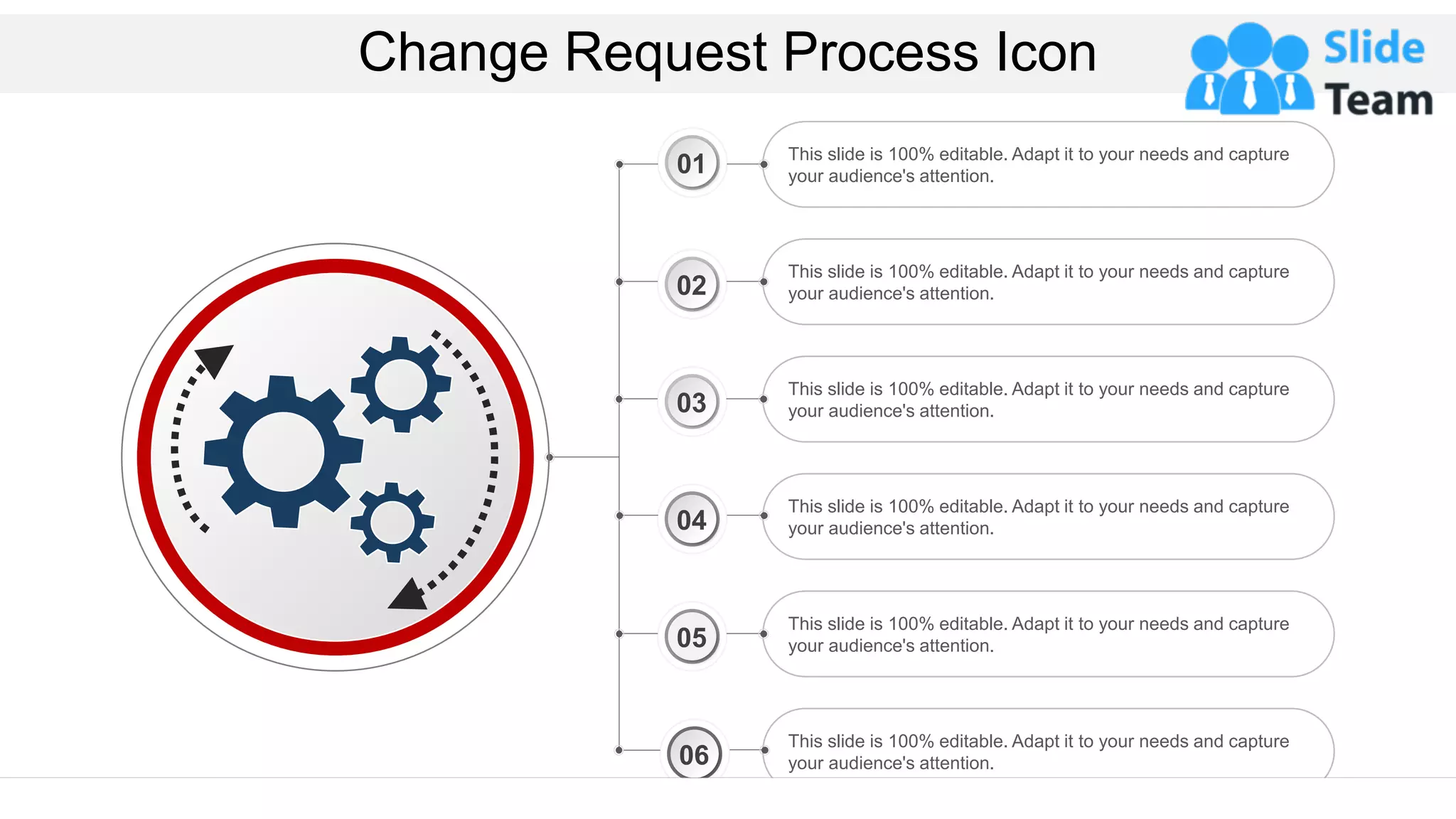 Change Request Process Icon | PPT