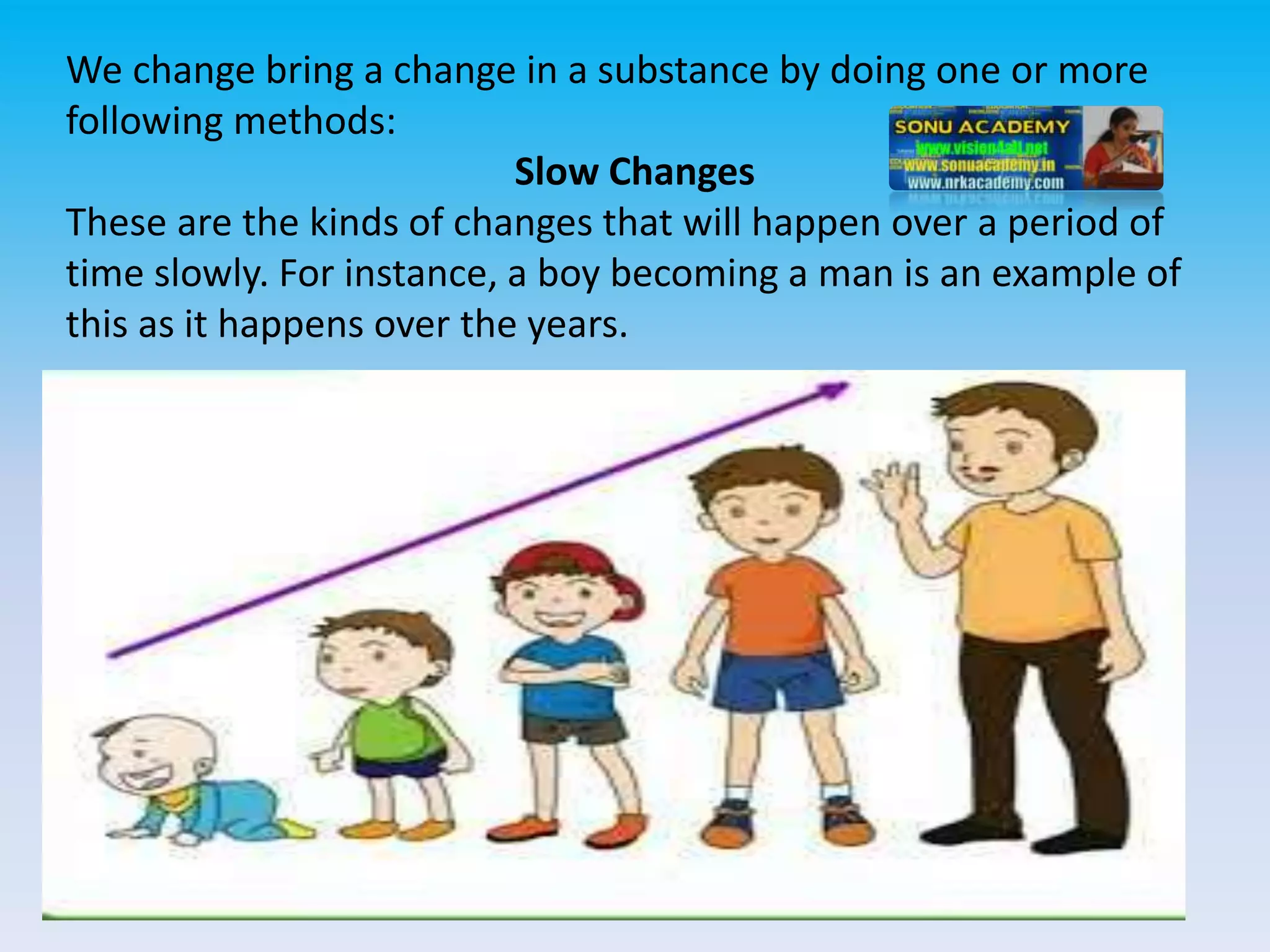 CHANGES AROUND US (SCIENCE CLASS VI) | PPTX