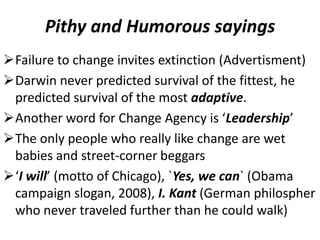 Change sayings | PPTX