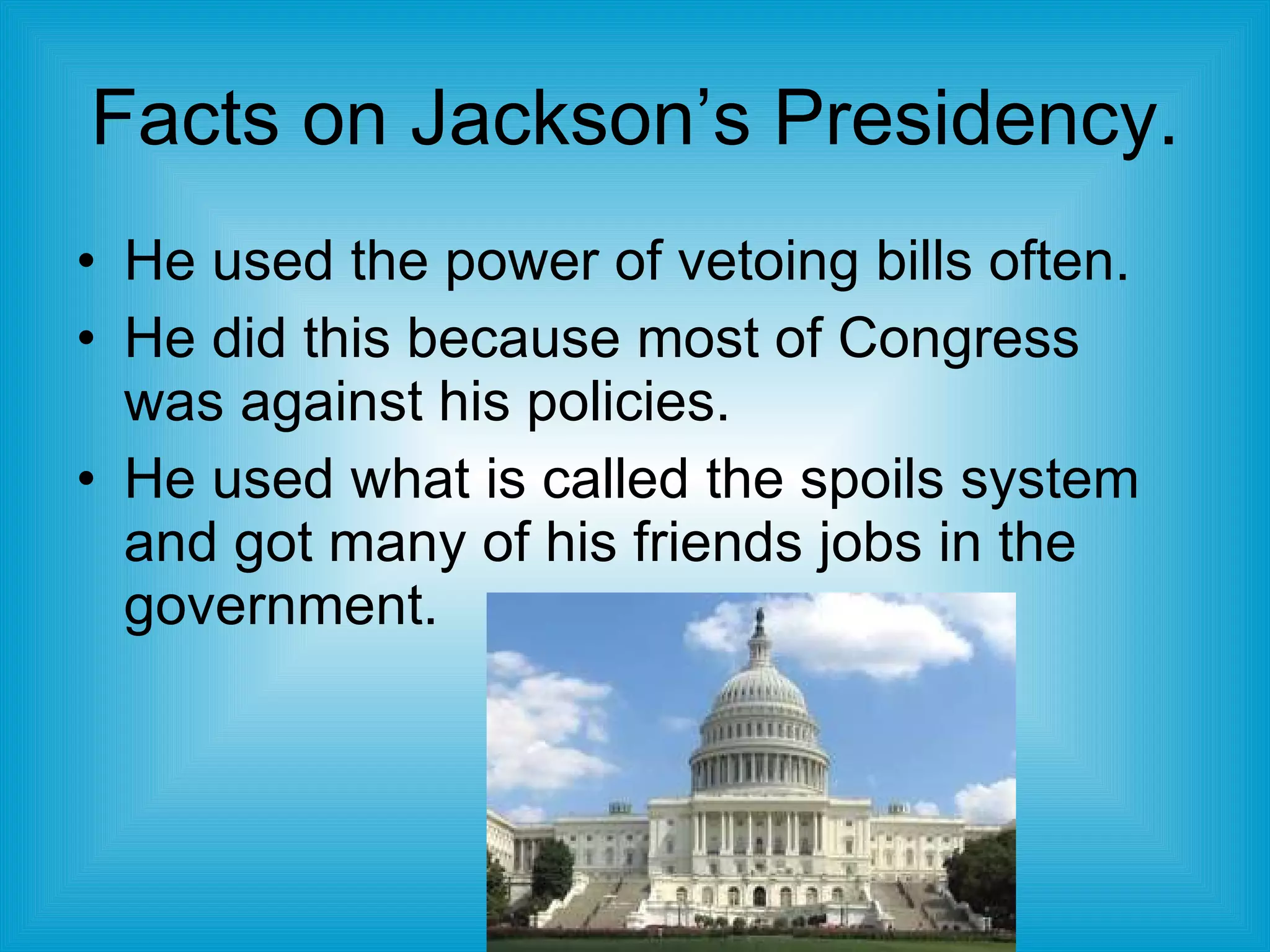 Changes During Andrew Jackson’S Presidency | PPT