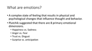 Emotional Changes during emotions | PPTX