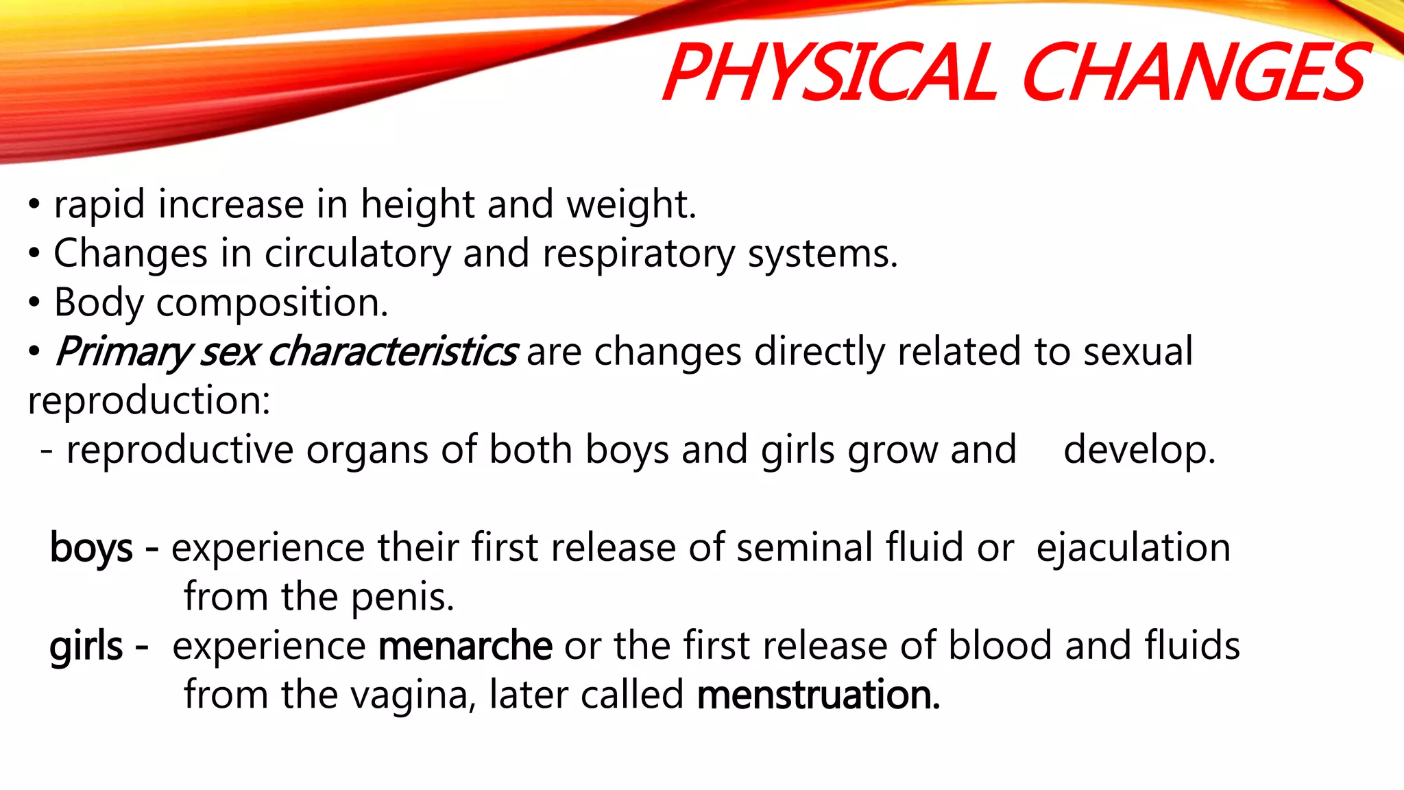 Changes in adolescents | PPTX