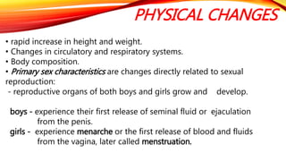 Changes in adolescents | PPTX