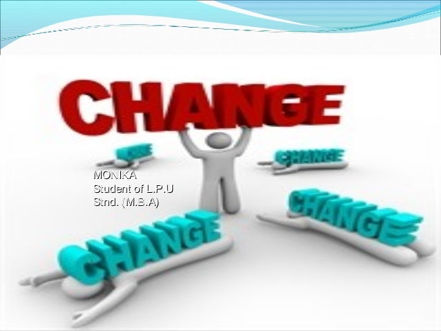 Changes in business environment