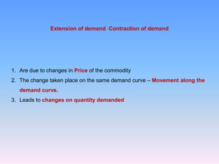 Changes in demand | PPTX