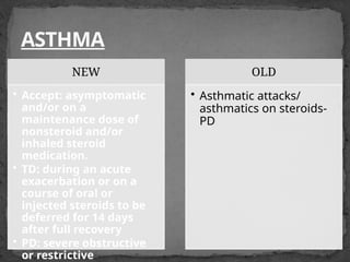 CHANGES IN DONOR SELECTION AND DEFERRAL CRITERIA INDIA NEW 2025 UPDATES ...