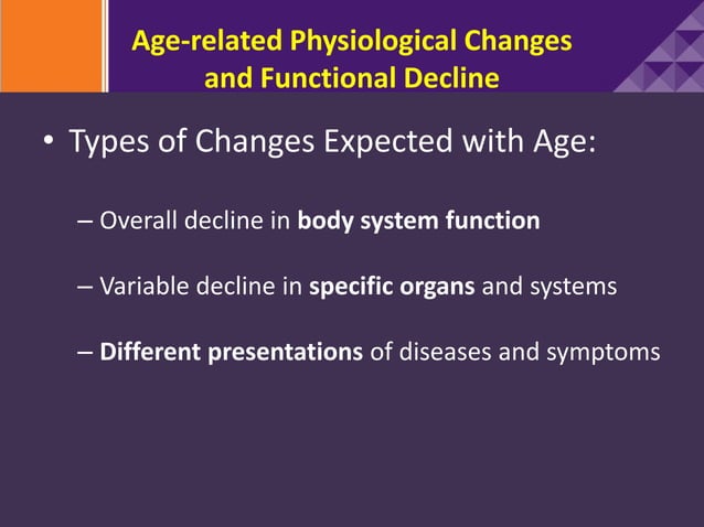 Age-related biological changes | PDF