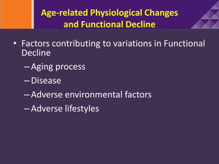 Age-related biological changes | PPT