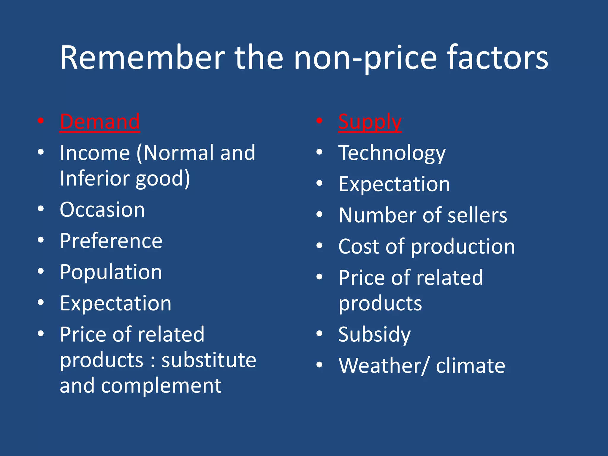 Changes in market equilibrium | PPSX