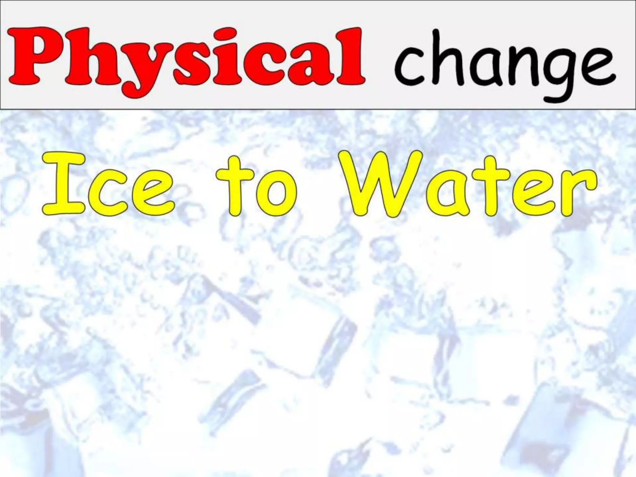 Changes in Matter | PPTX