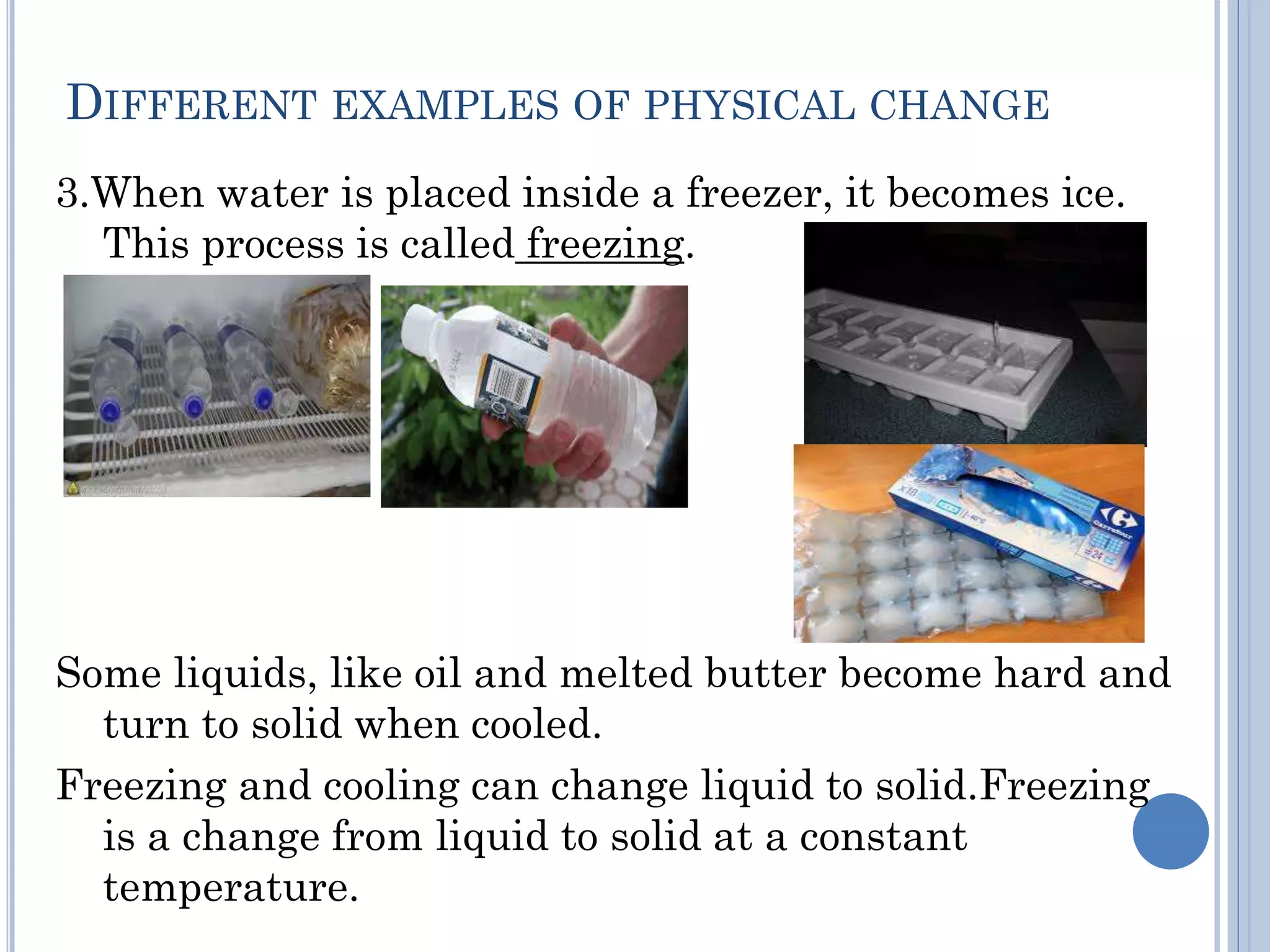 Changes in matter.pptx 20013 2014 ( Physical and chemical change) | PPT ...
