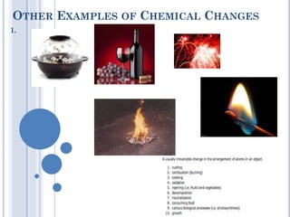 Changes in matter.pptx 20013 2014 ( Physical and chemical change) | PPTX