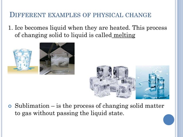 Changes in matter.pptx 20013 2014 ( Physical and chemical change) | PPT