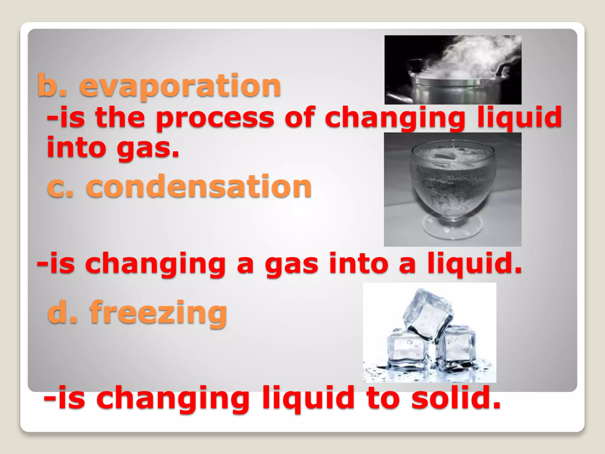 Changes in matter- Science Grade 4 | PPTX