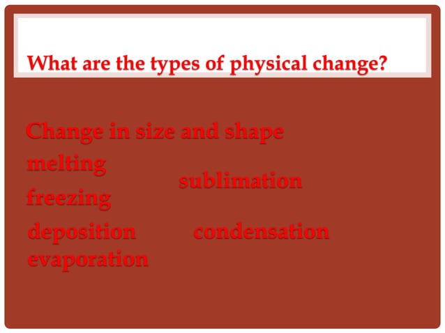 Changes in matter - Science grade 5 | PPTX