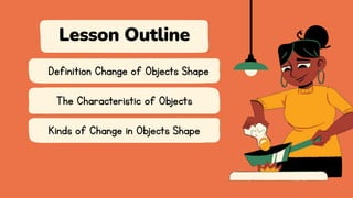 Changes in Matter Education Presentation in Orange Light Yellow Hand ...
