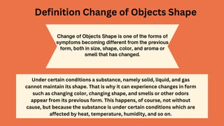 Changes in Matter Education Presentation in Orange Light Yellow Hand ...