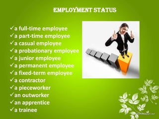Changes in Personnel Status | PPTX