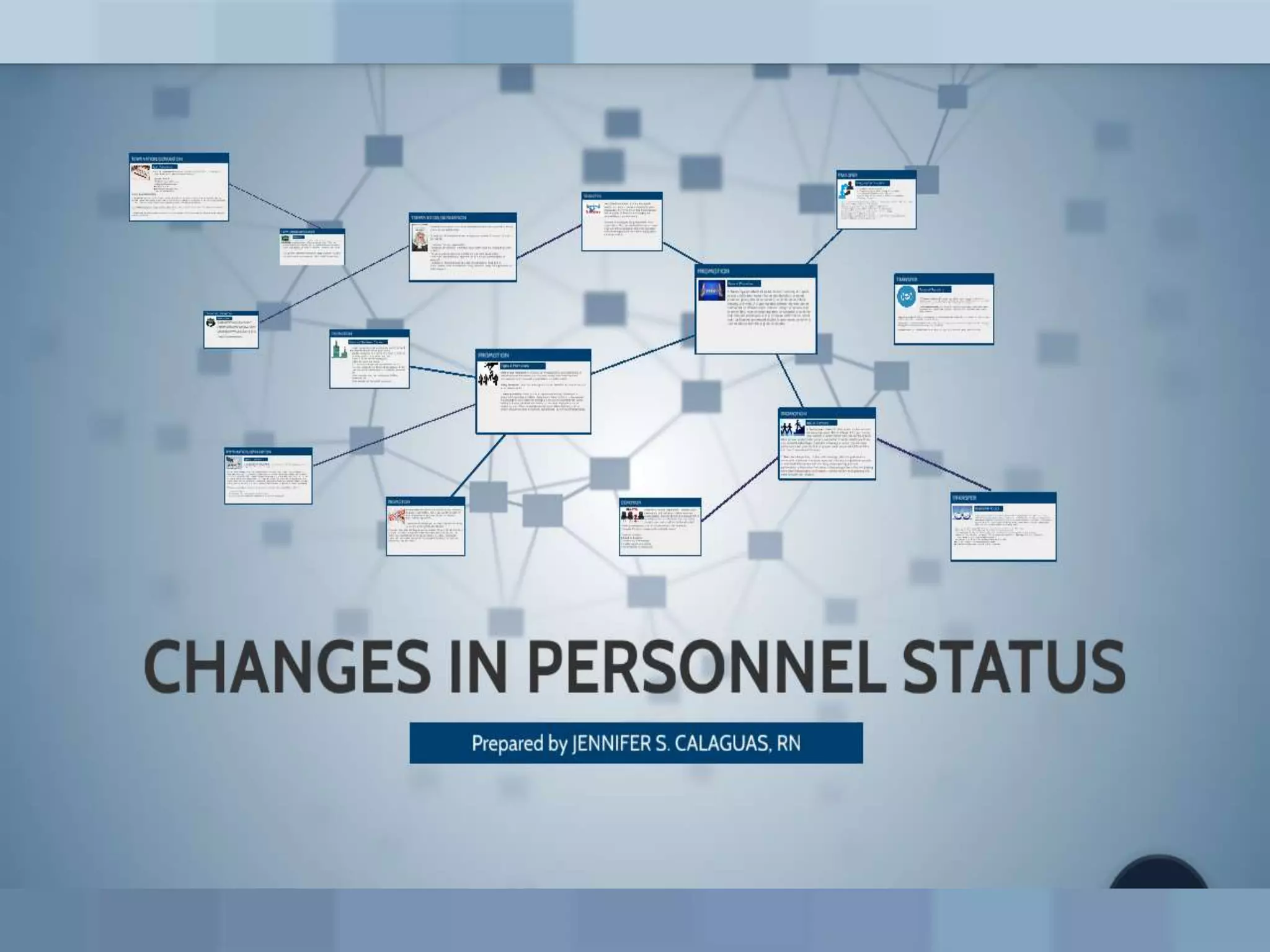 Changes in personnel status | PPTX