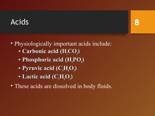Changes in pH of body | PPT