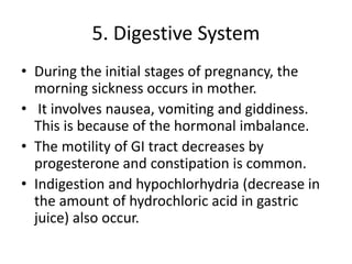 Changes in physiological systems during pregnancy (1) | PPTX