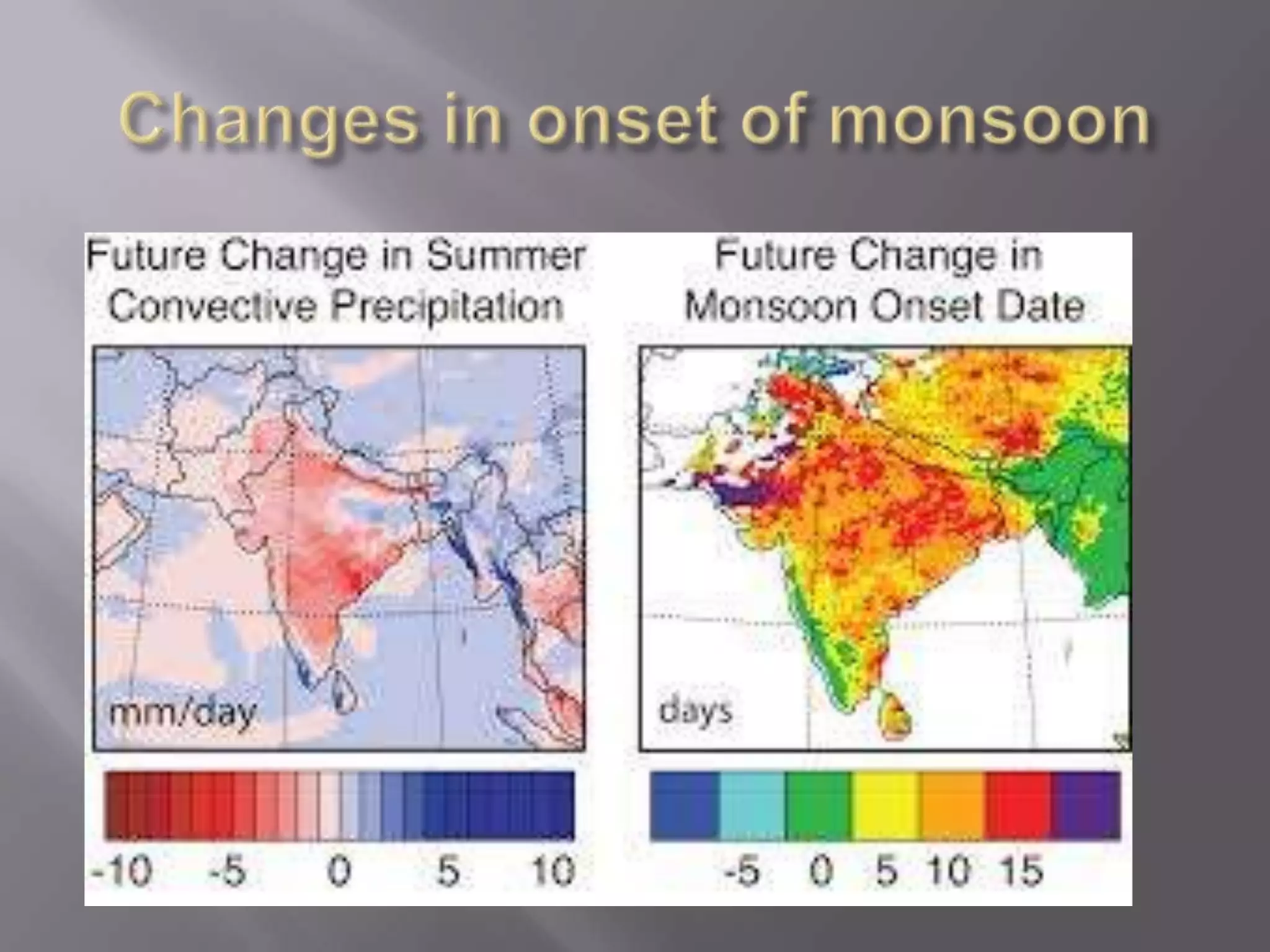 Changes in rainfall pattern | PPTX