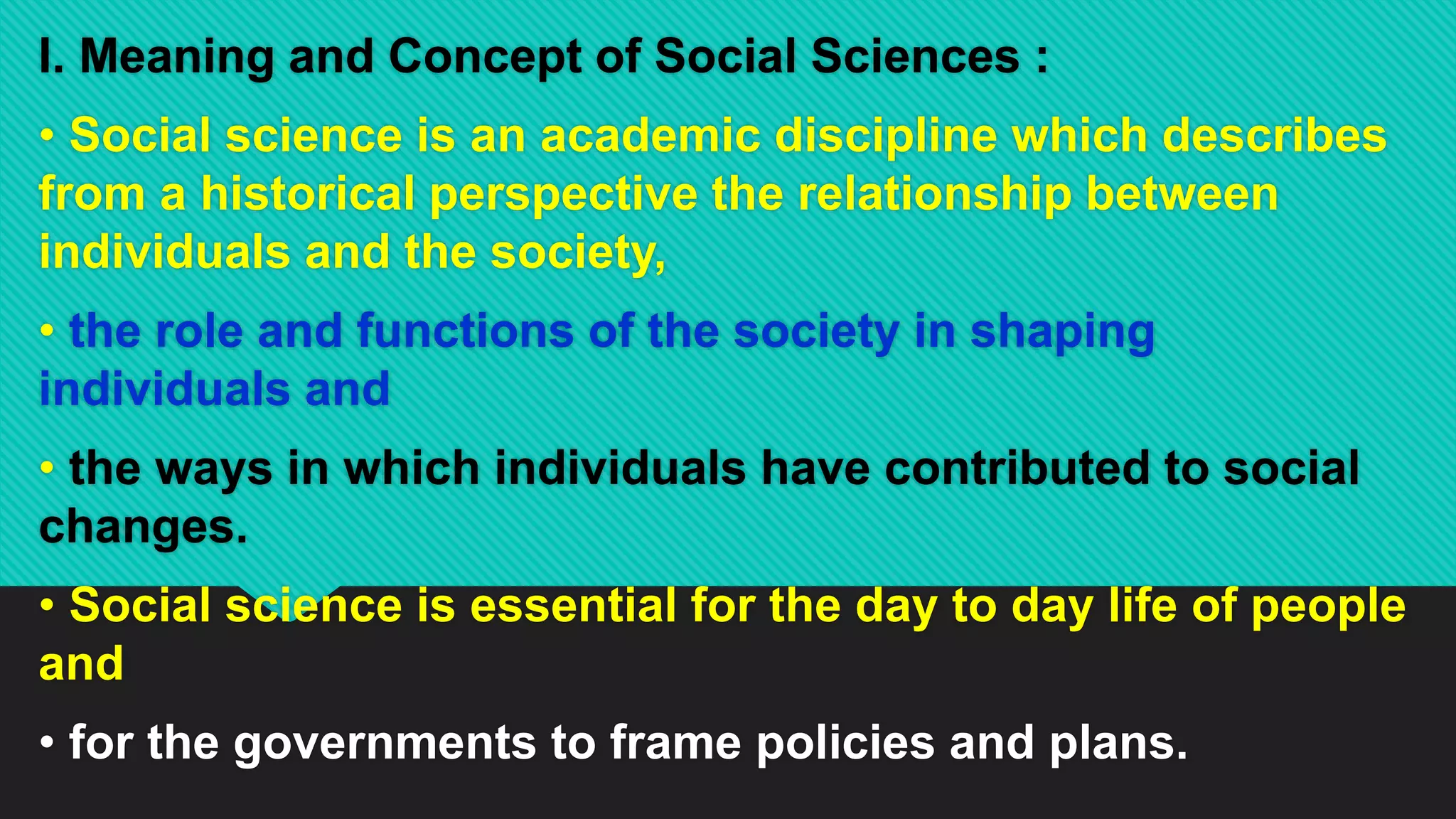 Changes in social science | PPTX | Geography | Science