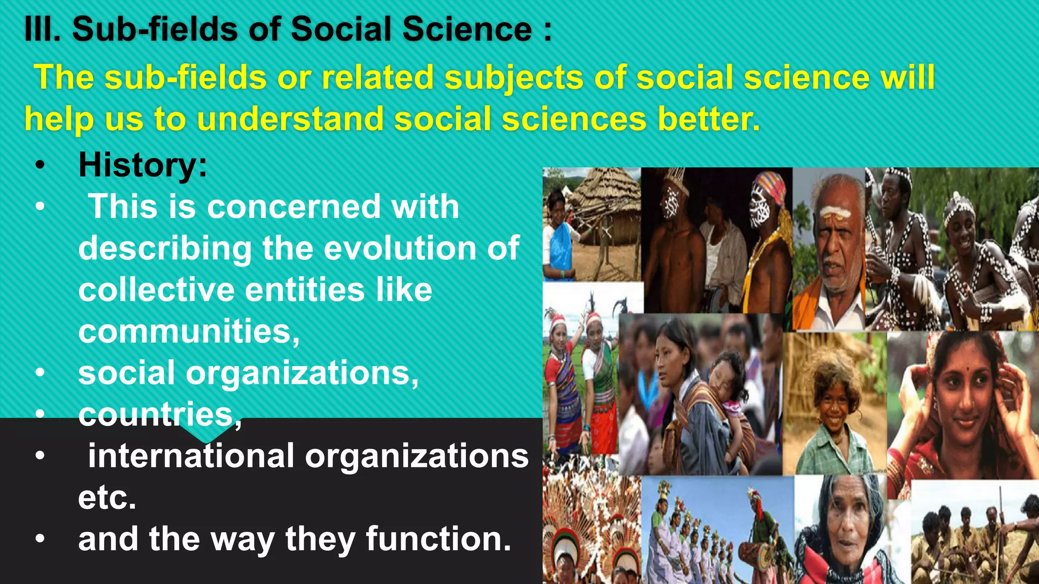 Changes in social science | PPTX | Geography | Science