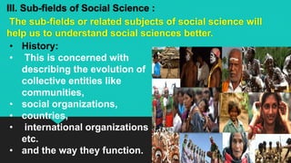 Changes in social science | PPTX | Geography | Science