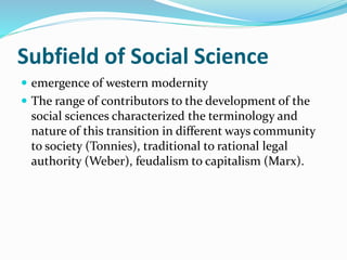 CHANGES IN SOCIAL SCIENCE,NATURAL SCIENCE AND LINGUISTICS | PPTX