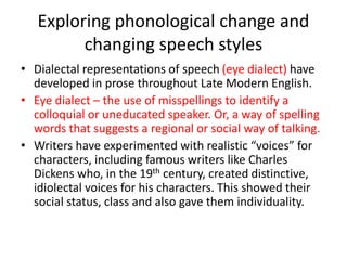 Changes in speech style | PPTX