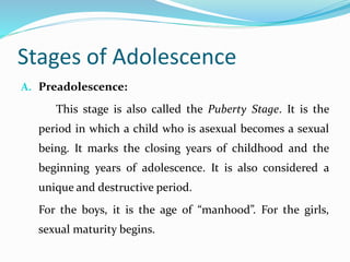 Changes in the Health Dimensions During Adolescence | PPTX