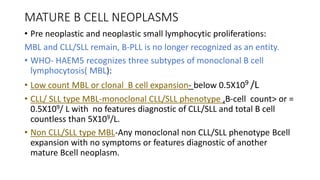 CHANGES IN THE LYMPHOID NEOPLASMS.pptx MM | PPTX